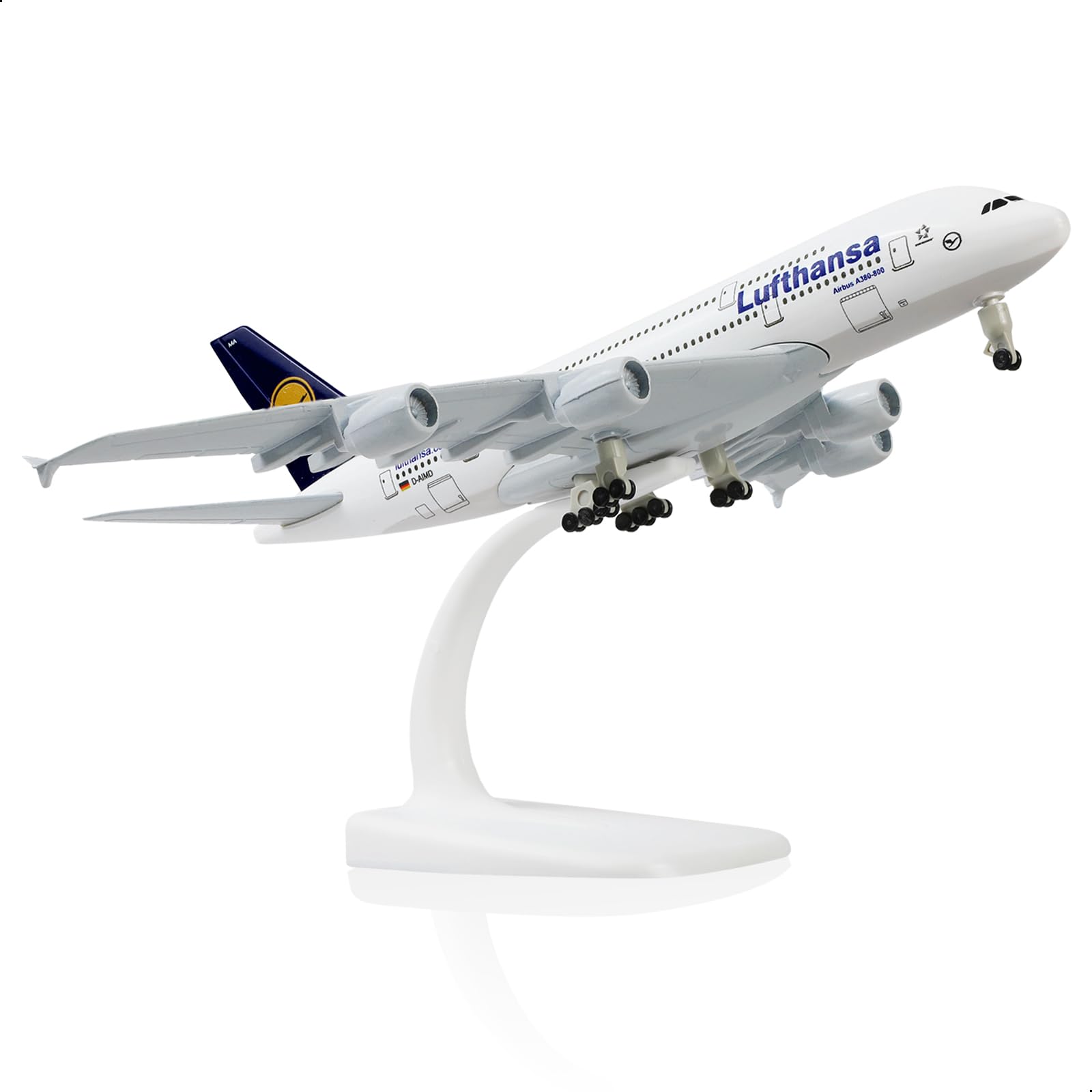 Mua A380 German 1/300 Die-cast Metal Airplane Model -A380 Sky Jumbo ...