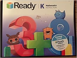 Ready - Mathematics Instruction - Grade K: 9781495708657: Amazon.com: Books
