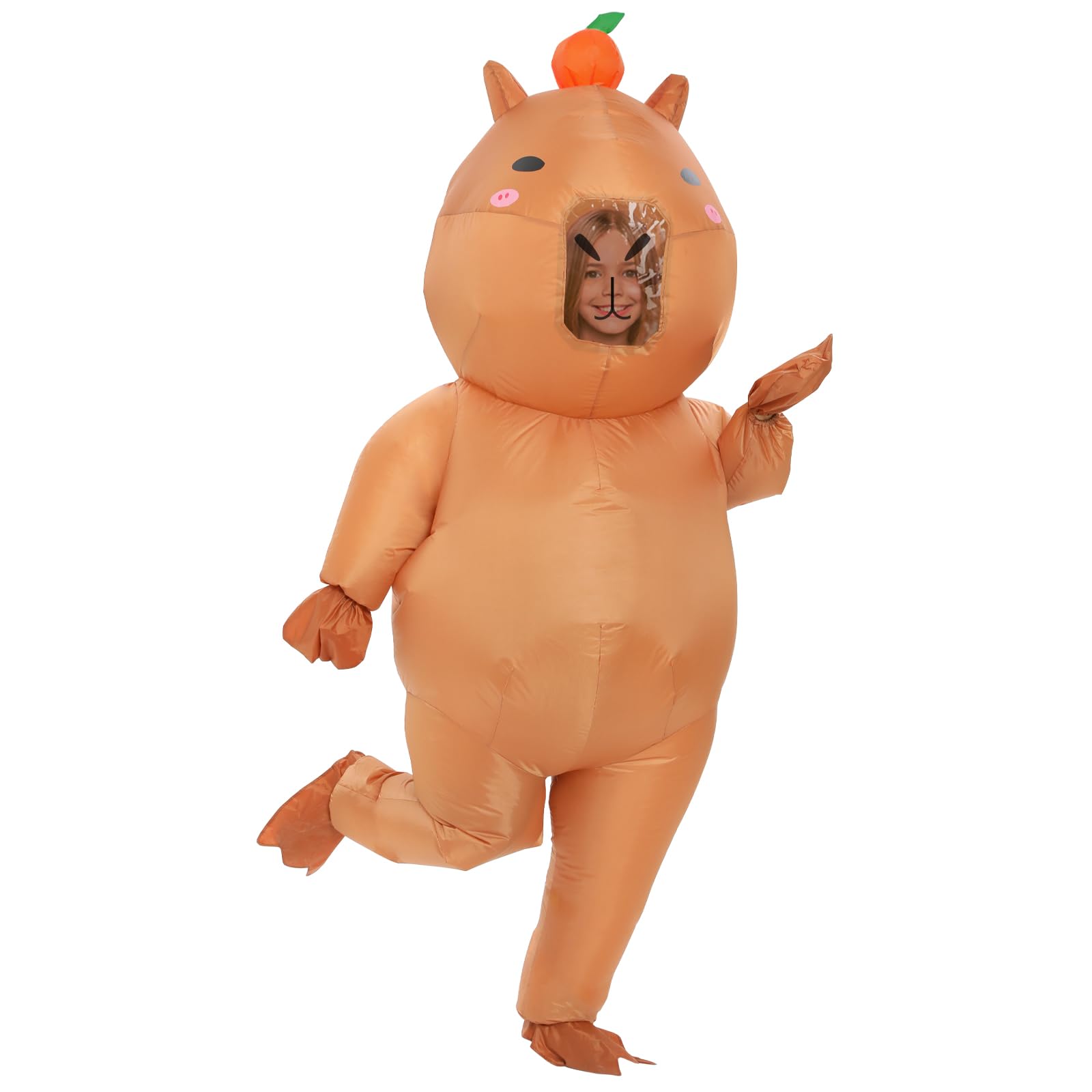XYJKIDSES Inflatable Capybara Costume Kids Halloween Costume Kid Girls ...