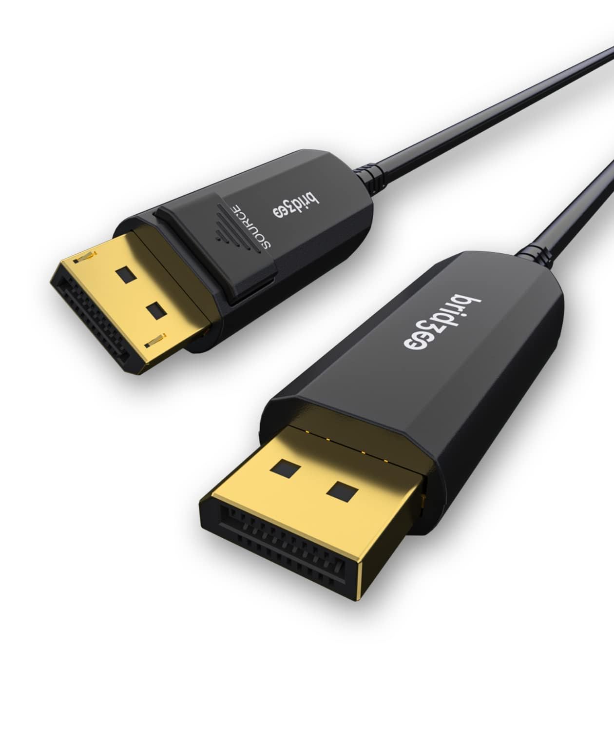 Fiber Optic Displayport Cable (65ft), 8K Fiber DP1.4 Cable Support HBR3, DSC 1.2, HDR10, 32 ...