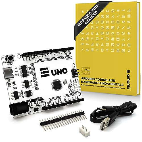 Amomii Uno Microcontroller Compatible With Arduino Ide Coding And Hardware Tutorials Usb