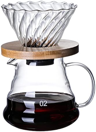 MarlaMall Coffee Filter Holder Reusable Coffee Filters Dripper V60 Drip ...