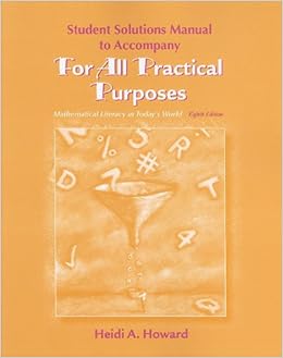 For All Practical Purposes, Student Solutions Manual: Amazon.co.uk ...