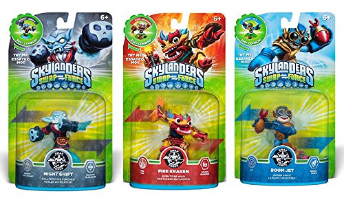 Buy Skylanders SWAP Force Character Bundle Pack (3): Boom Jet, Night ...
