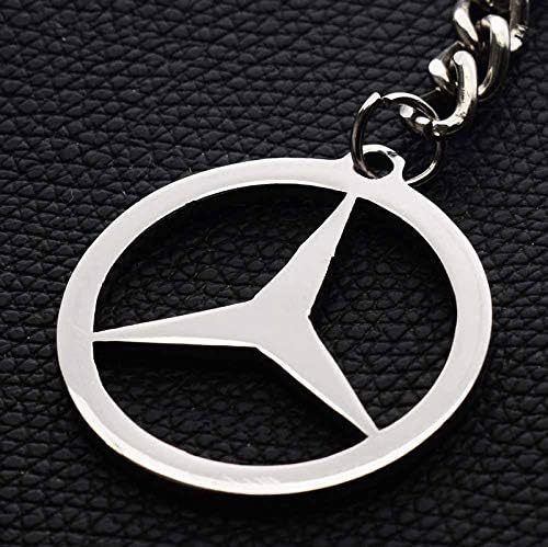stainless steel Mercedes Benz key chain - car logo keychain price in ...