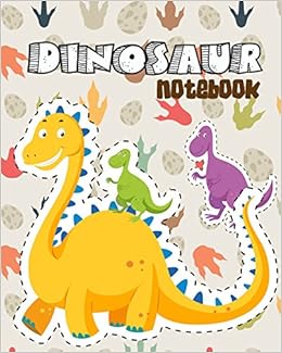 Dinosaur Notebook: 2 inside patterns Notebook : Lined 60 pages and ...
