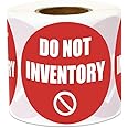 Amazon.com : 300 Labels - Do Not Inventory Stickers for Quality Control ...
