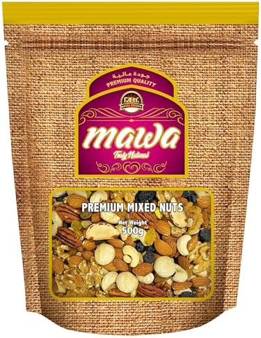 Mawa Premium Mixed Nuts and Raisins 500g | Almonds Cashews Pistachio ...