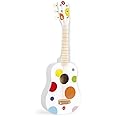 Amazon.com: Janod Confetti Children's Wood Guitar - Ages 3+ - J07598 ...