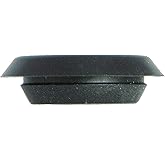 2 1/2" 2.5 inch Flush Mount Black Plastic Body and Sheet Metal Hole ...