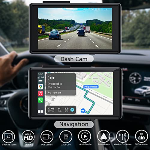 Spedal All-in-one NaviCam - Dash Cam with Navigation, Compatible with ...