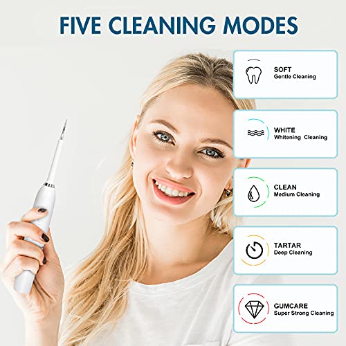 Plaque Remover for Teeth, ANSAUCT Sonic Teeth Cleaning Kit Electric ...