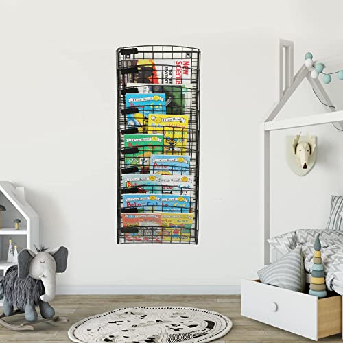 VEESUN Wall File Holder Organizer,10 Tier Hanging Wall Mount File Paper ...