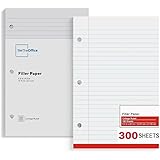 Amazon.com : Avery Mini Binder Filler Paper, 5-1/2 x 8-1/2, 7-Hole ...