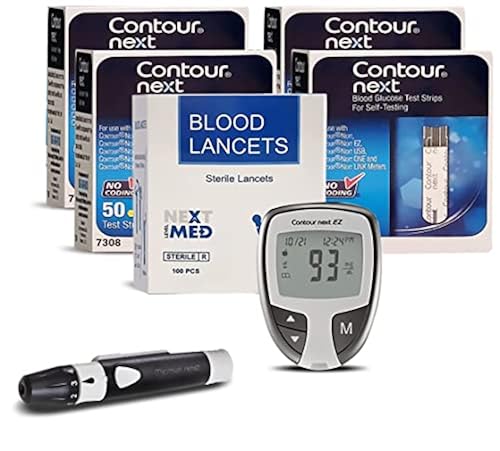Next-Level-Med Diabetes Testing Kit, Includes 200 Strips, 100 Lancets ...