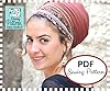 How To Sew your HEADSCARF TICHEL PATTERN EMAIL DIGITAL DOWNLOAD Sewing ...
