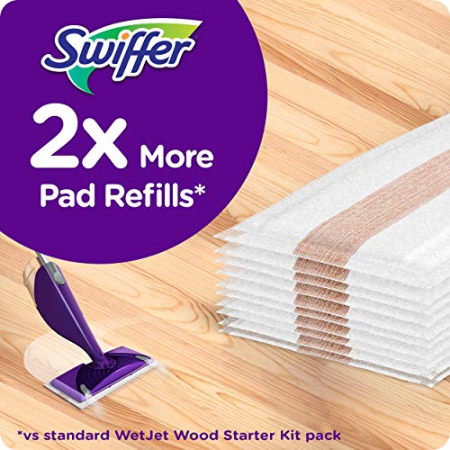 Swiffer WetJet Wood Floor Mopping and Cleaning Starter Kit, All Purpose Floor Cleaning Products ...