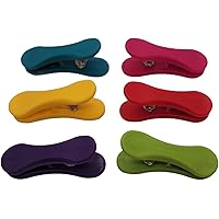 Amazon.com - Handy Housewares 6-Piece Colorful Multi-Purpose Bag Clip ...
