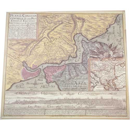 Map of Istanbul (Istanbul Haritasi-1715) in Dubai - UAE | Whizz Posters ...