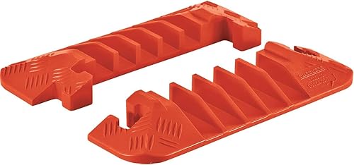 Checkers 5 Channel Industrial Drive Over Cable Protector End Caps for 1 ...