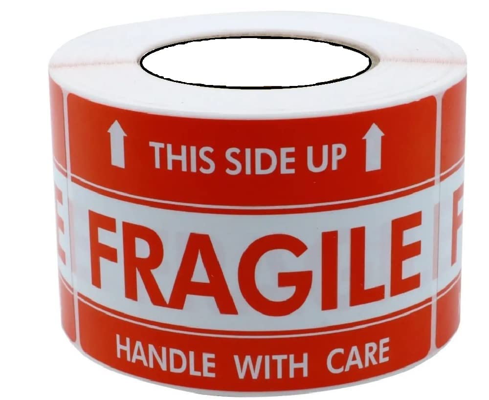 Mua Prinko 3 x 5 Inch – 500 Fragile Stickers Roll, Easy Tear, Permanent ...