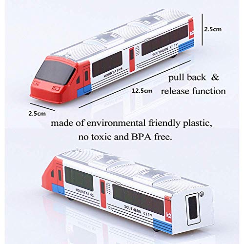 CORPER TOYS Bullet Train Pull Back Toy High Speed City Train Modern ...
