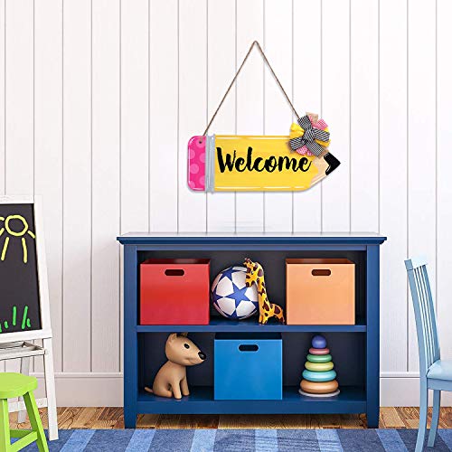 Back To School Welcome Door Sign Classroom Decorations Thank You ...