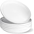 Amazon.com | HAPPY KIT Ceramic 8 inch Dinner Plates, Dessert Plates Set ...