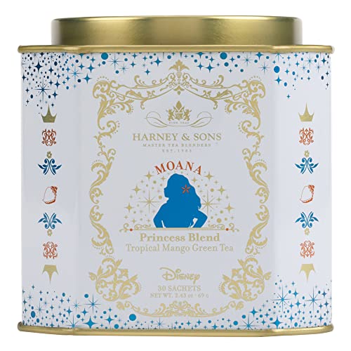 Harney & Sons Fine Teas Moana Princess Blend, Disney | 30 sachets ...