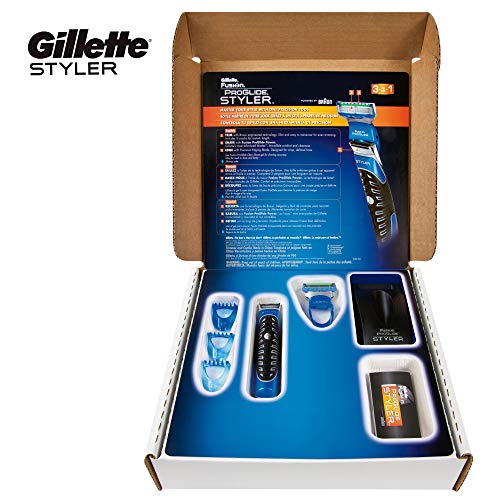 Gillette All Purpose Styler: Beard Trimmer, Fusion Razor & Edger for ...