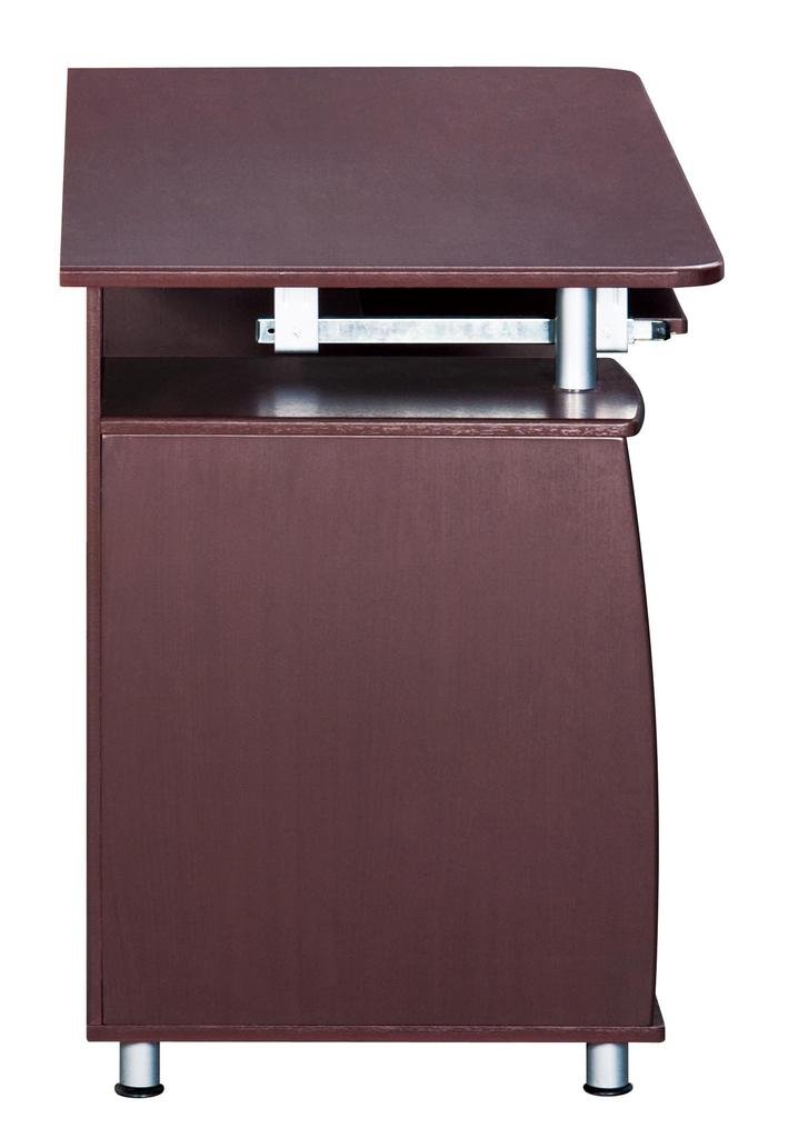 Techni Mobili Complete Workstation Computer Desk with Storage - Chocolate