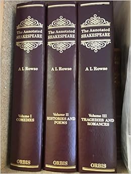The Annotated Shakespeare Vols. 1-3 / Edited, with Introductions, Notes ...