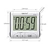 XREXS Digital Kitchen Timer Magnetic Countdown Up Cooking Timer Clock ...