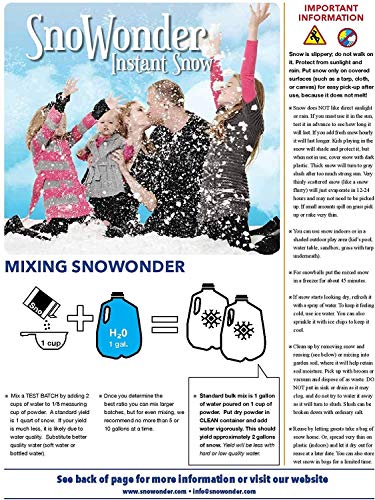 Let It Snow And SnoWonder Instant Snow Powder For Slime And Holiday ...