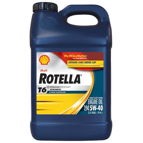 Rotella T6 5w40 2 5 Gallon
