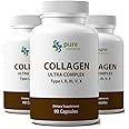Amazon.com: PureNature Collagen Ultra Complex Types I, II, III, V & X ...