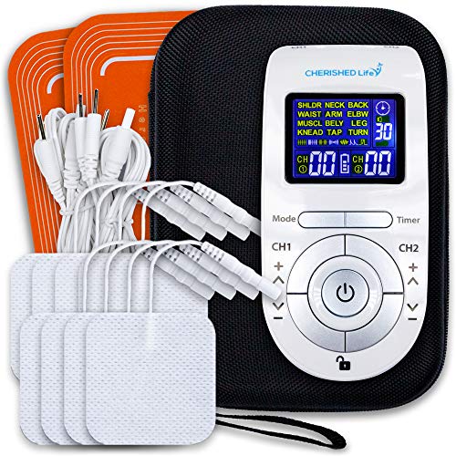 TENS Unit Muscle Stimulator - Therapy Machine with 12 Dual Channel ...