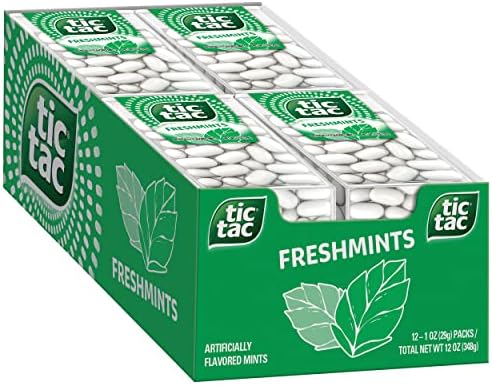Tic Tac Mints, Freshmints (Value Pack of 12) price in UAE | Amazon UAE ...
