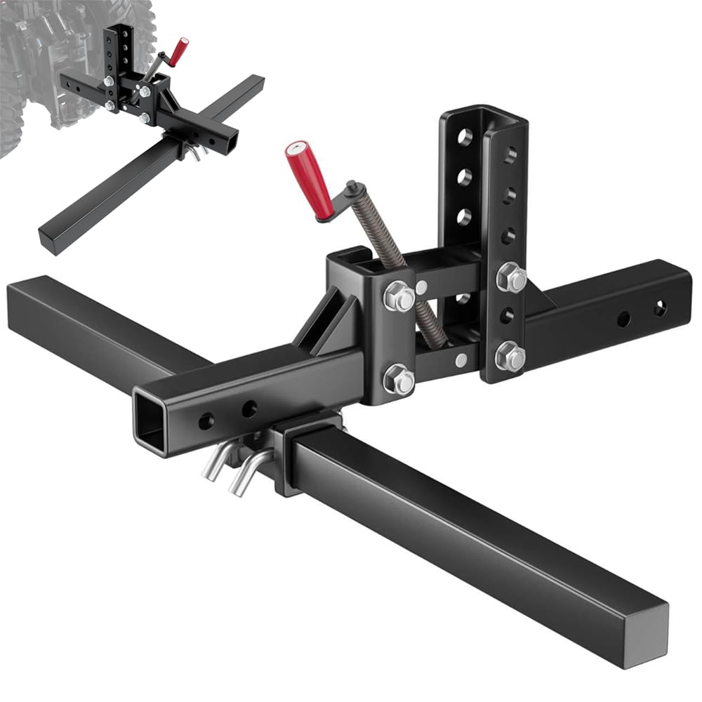 Aoile ATV/UTV Manual Implement Lift, 1-Point Lift System with 2" Hitch ...