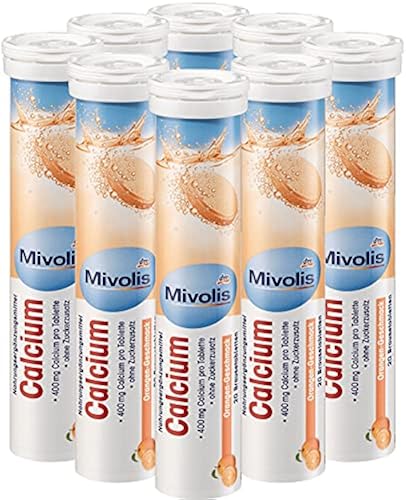 Mivolis Calcium effervescent Tablets - Dietary Supplements 8 Tubes x 20 pcs | Germany in Oman ...
