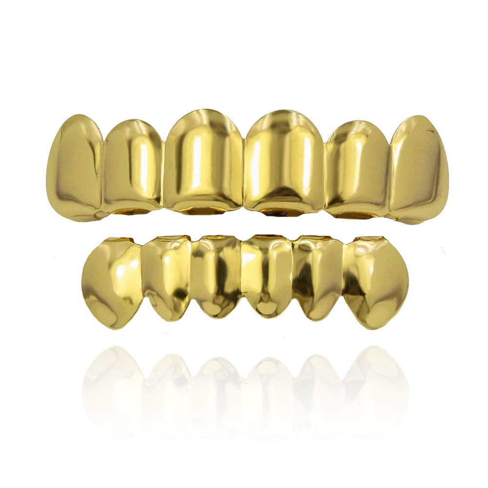Mua TOPGRILLZ Grills for Your Teeth Gold Grillz 18K Gold Plated Rapper ...