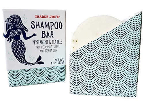 Trader Joe's Shampoo Bar Peppermint & Tea Tree with Coconut, Olive, and ...
