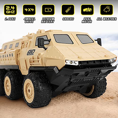 RC Army Trucks, 120 Min Play 6WD RC Military Truck, 1 16 RC Army Car, 2 ...