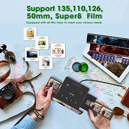 DIGITNOW 35mm Film Scanner & Slide Viewer with a Large 5” LCD Screen ...