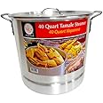Amazon.com | 40 Qt Tamale Steamer Vaporera Stock Pot Premium Aluminum ...