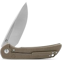 Amazon.com: DROP + Ferrum Forge Crux S35VN Steel Folding Pocket Knife ...