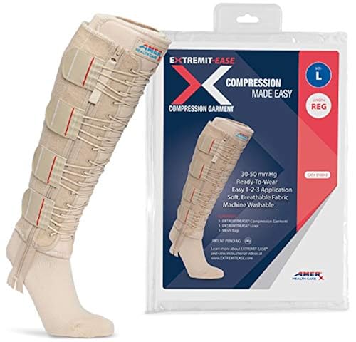EXTREMIT-EASE Compression Garment 30-50 mmHg Lower Leg Compression Wrap ...