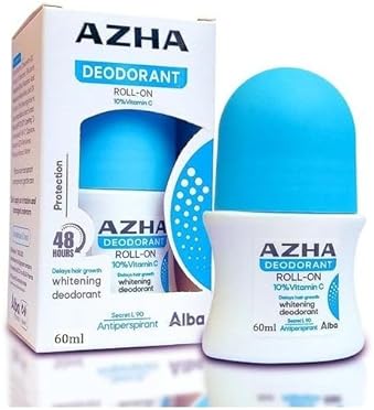 سعر Azha Roll-On Whitening Deodorant Delays Hair Growth Secret 60ml فى ...