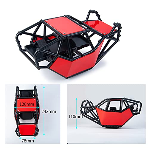 RC Roll Cage Rock Buggy Body Shell For 1/10 Axial SCX10 Ll 90046 RC ...