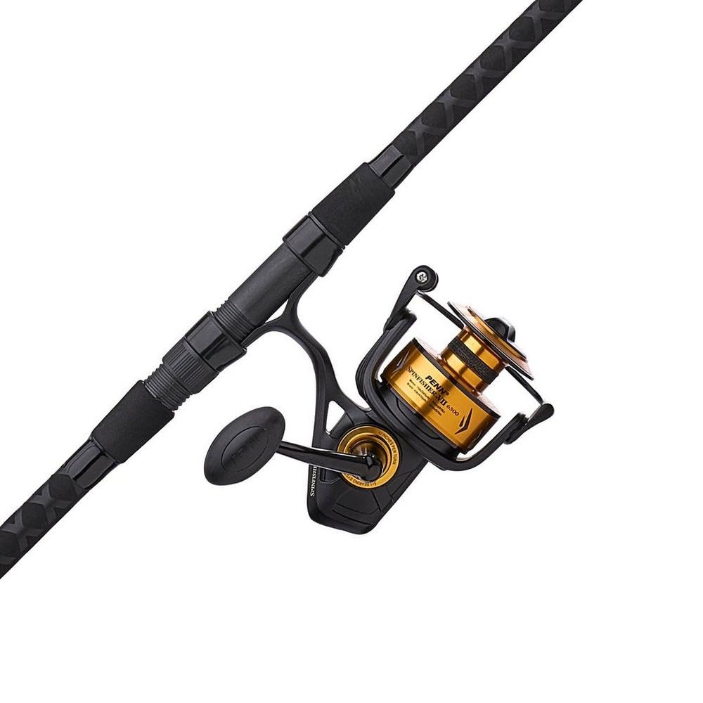 PENN 10' Spinfisher VII Spinning Fishing Rod & 6500 Reel Combo, 15-30lb ...